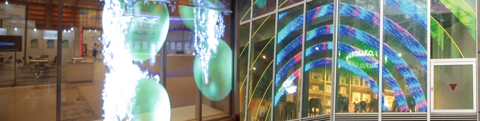 See-Through LED Vision（透過LEDビジョン）｜株式会社プロテラス